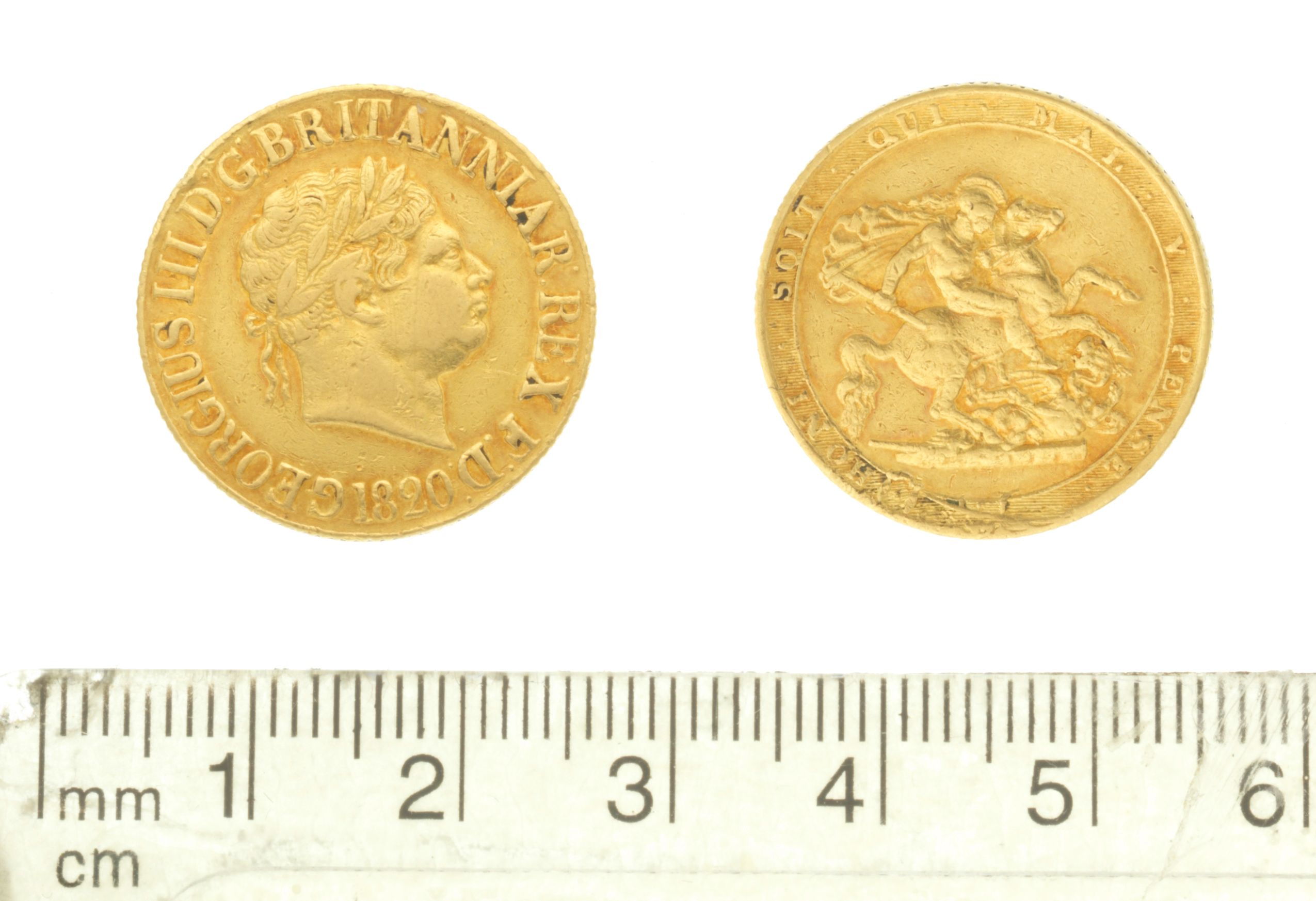 Bonhams : George III, Sovereign, 1820, laureate head right,