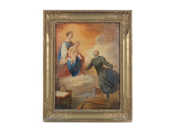 Bonhams : Italian School, 19th Century The Levitation of Saint Dominic