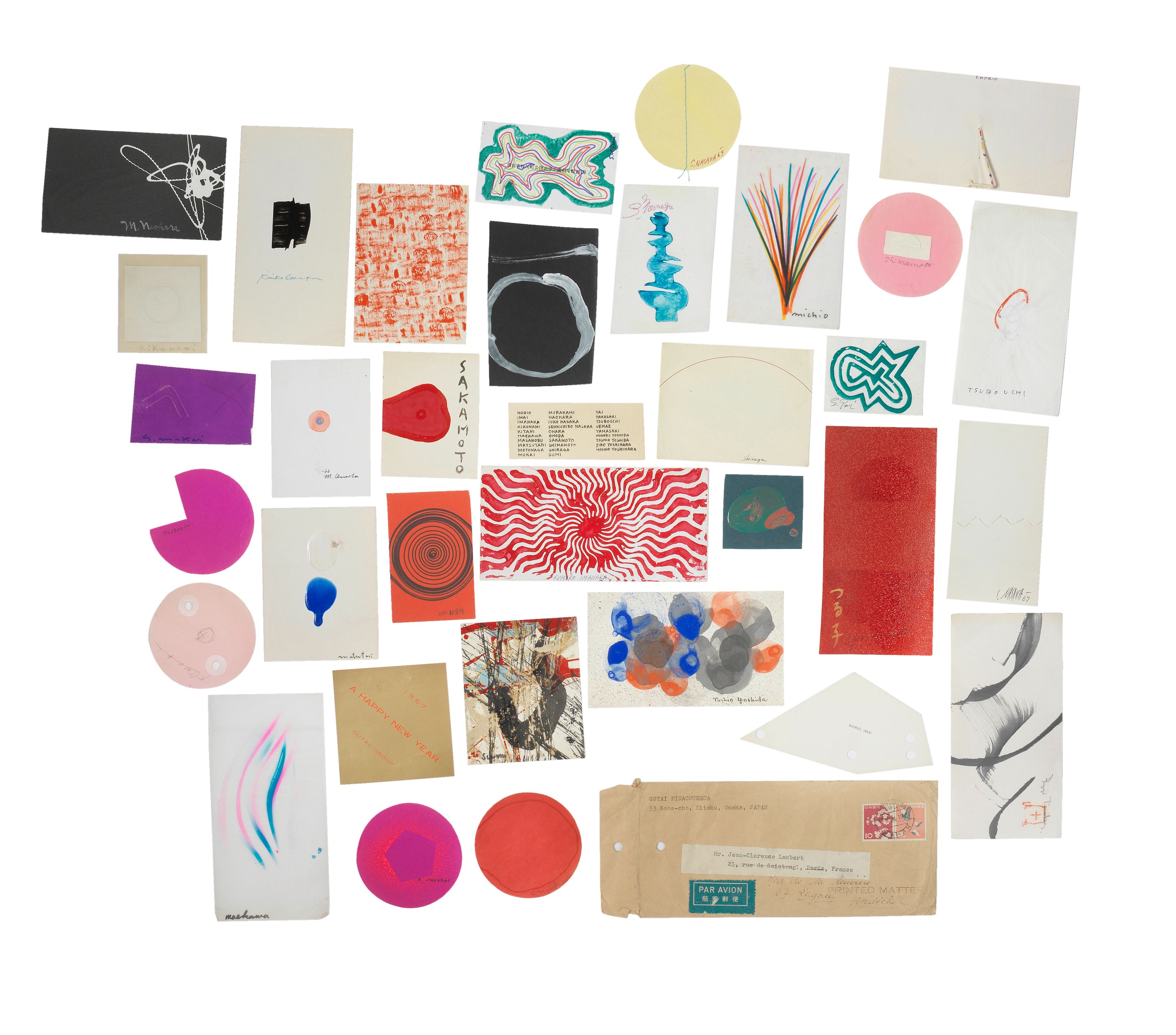 Bonhams : Gutai (1954-1972) A Collection of 32 unique works by Kazuo ...