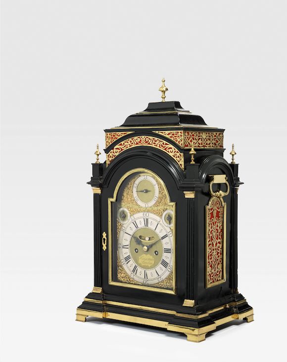 Bonhams : An impressive first half of the 18th century ebonised quarter ...