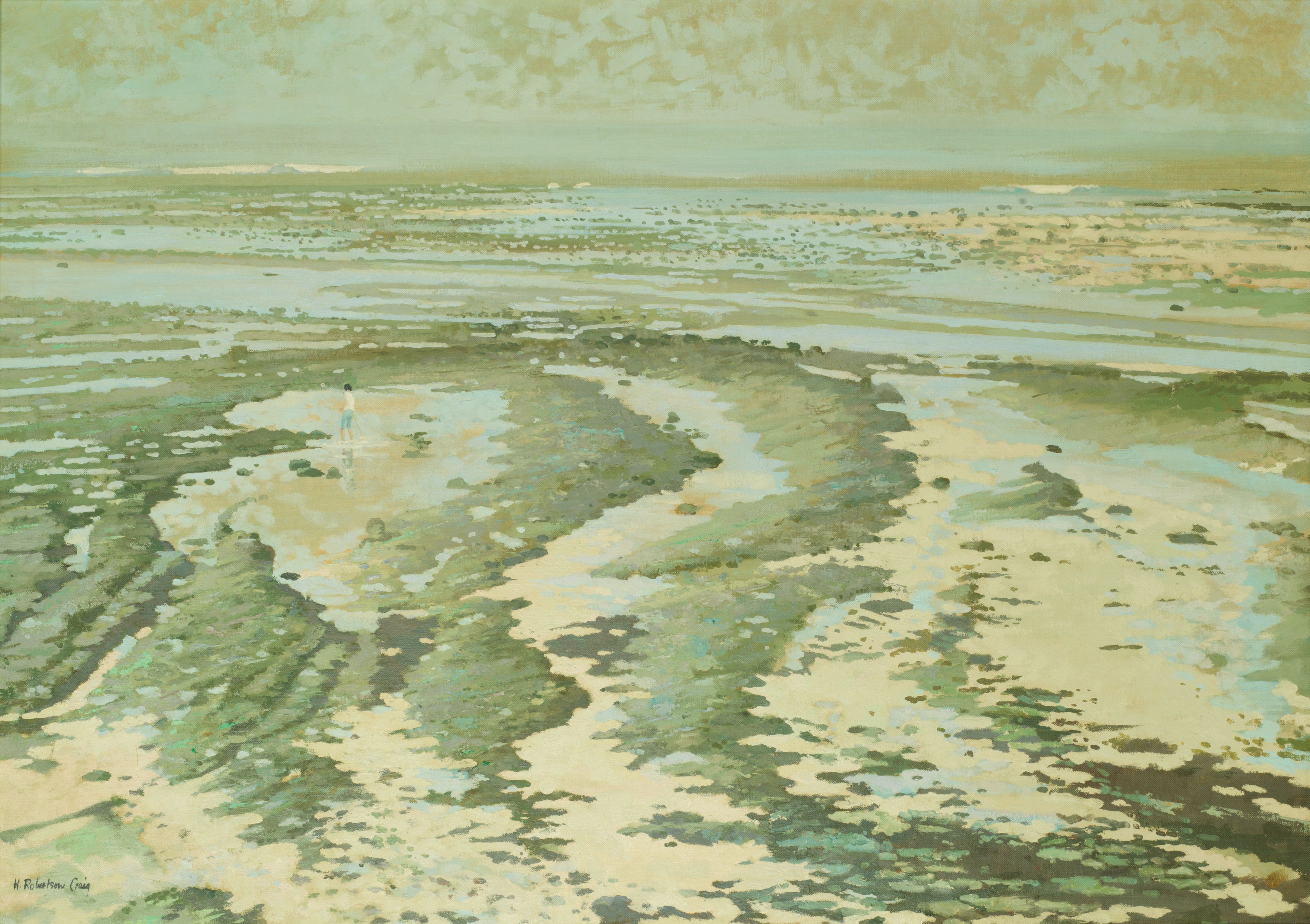 Bonhams : Henry Robertson Craig (British, 1916-1984) Figure on a beach