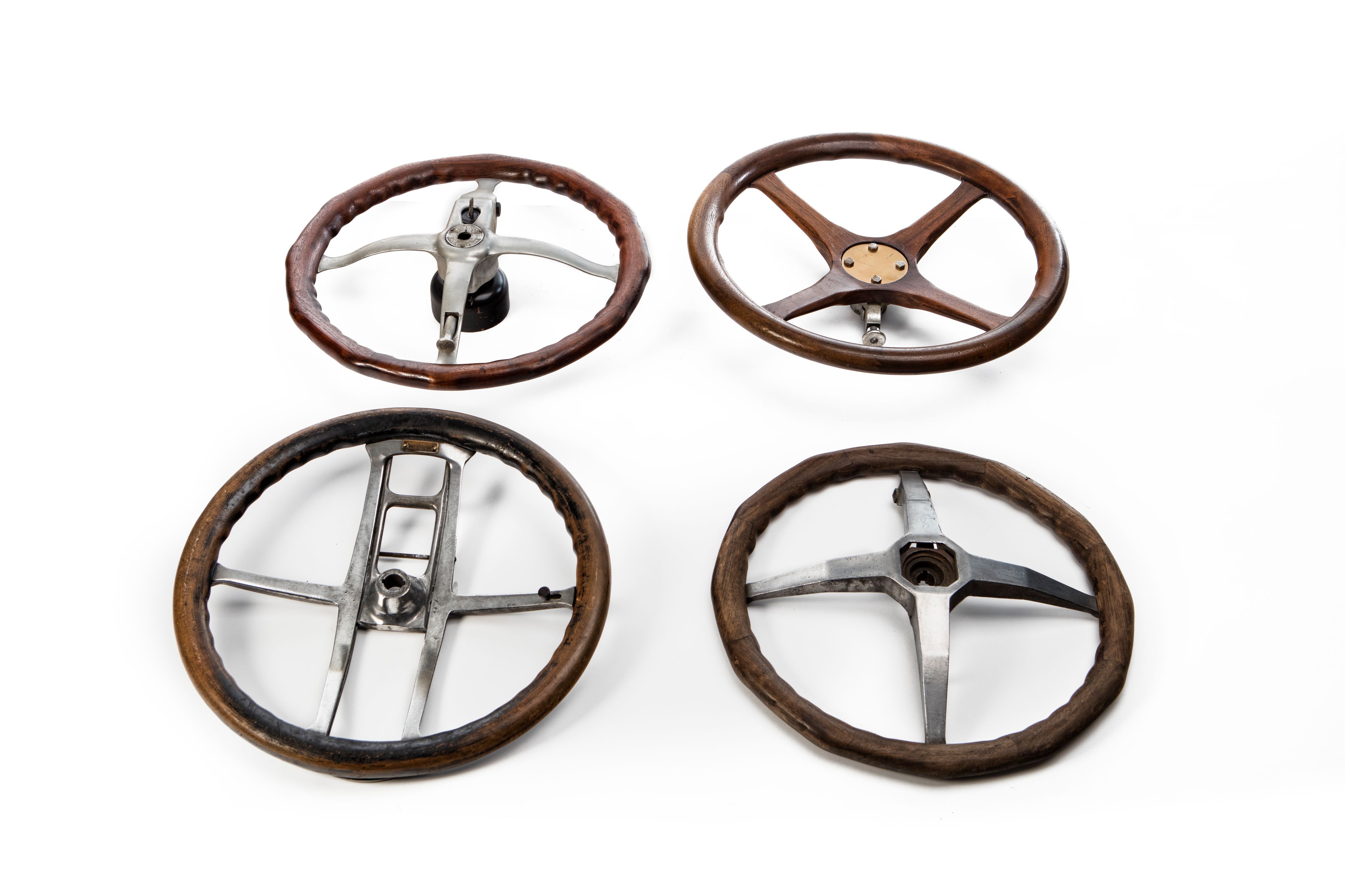 Bonhams Cars : Four 'Fat Man' adjustable steering wheels, ((4))