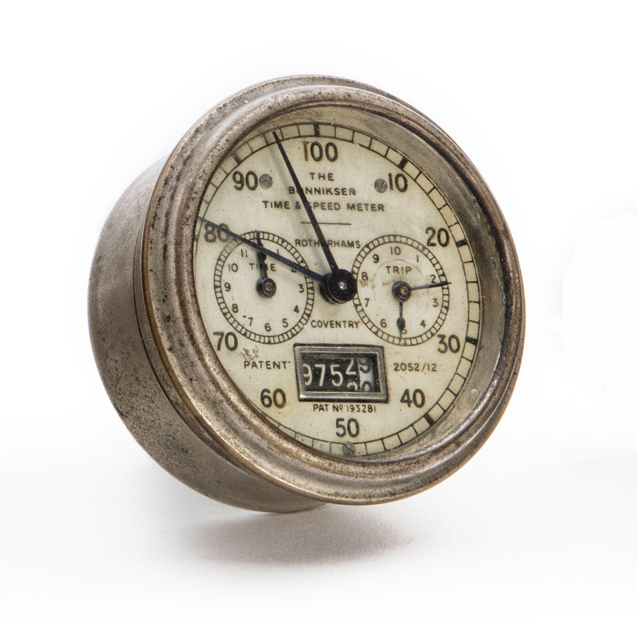 Bonhams Cars : A Bonniksen 100mph speedometer by Rotherhams of Coventry,