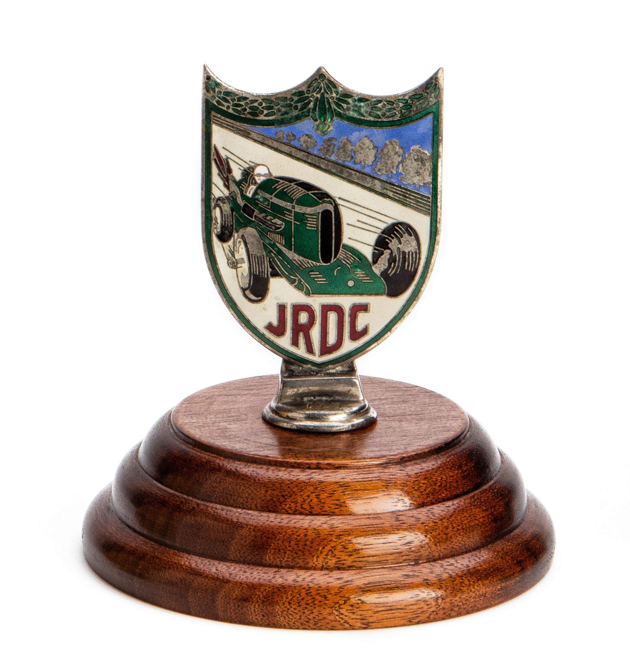Bonhams Cars : A Junior Racing Drivers Club member's badge,