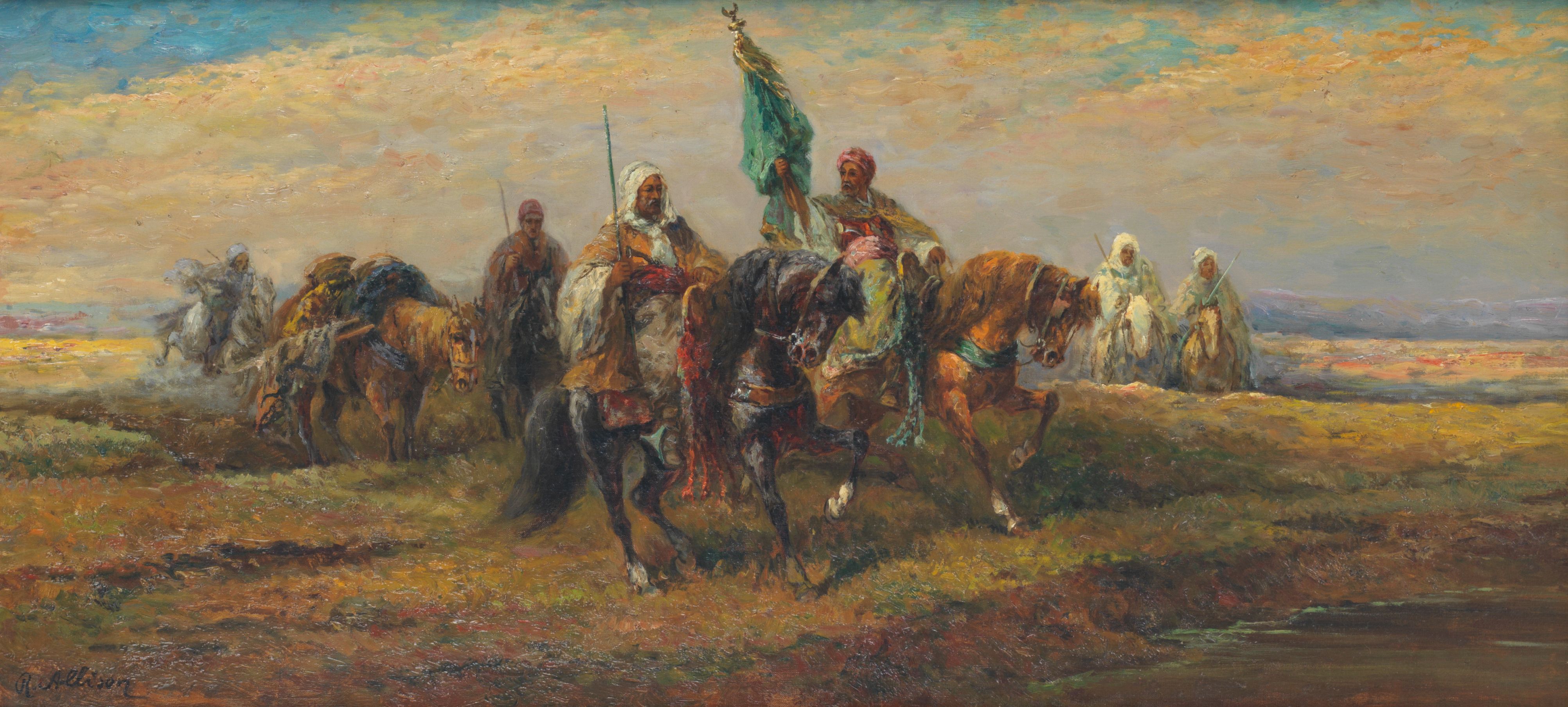 Bonhams : Roy Allison (20th Century), in the manner of Adolf Schreyer ...