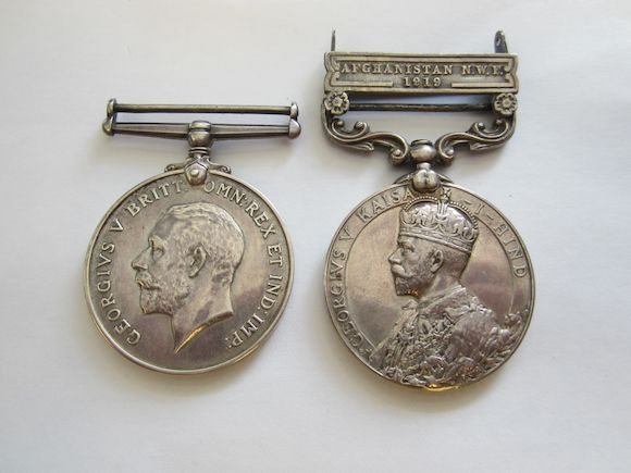Bonhams : Pair to Driver G.Bowskill, Royal Artillery,