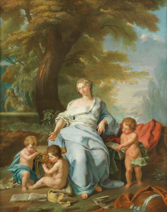 Bonhams : Circle of Ludovico Mazzanti (Italian, 1686-1775) An Allegory ...