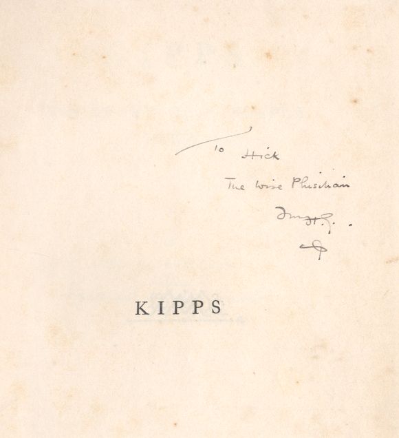 Bonhams : WELLS (H.G.) Kipps. The Story of a Simple Soul, FIRST EDITION ...