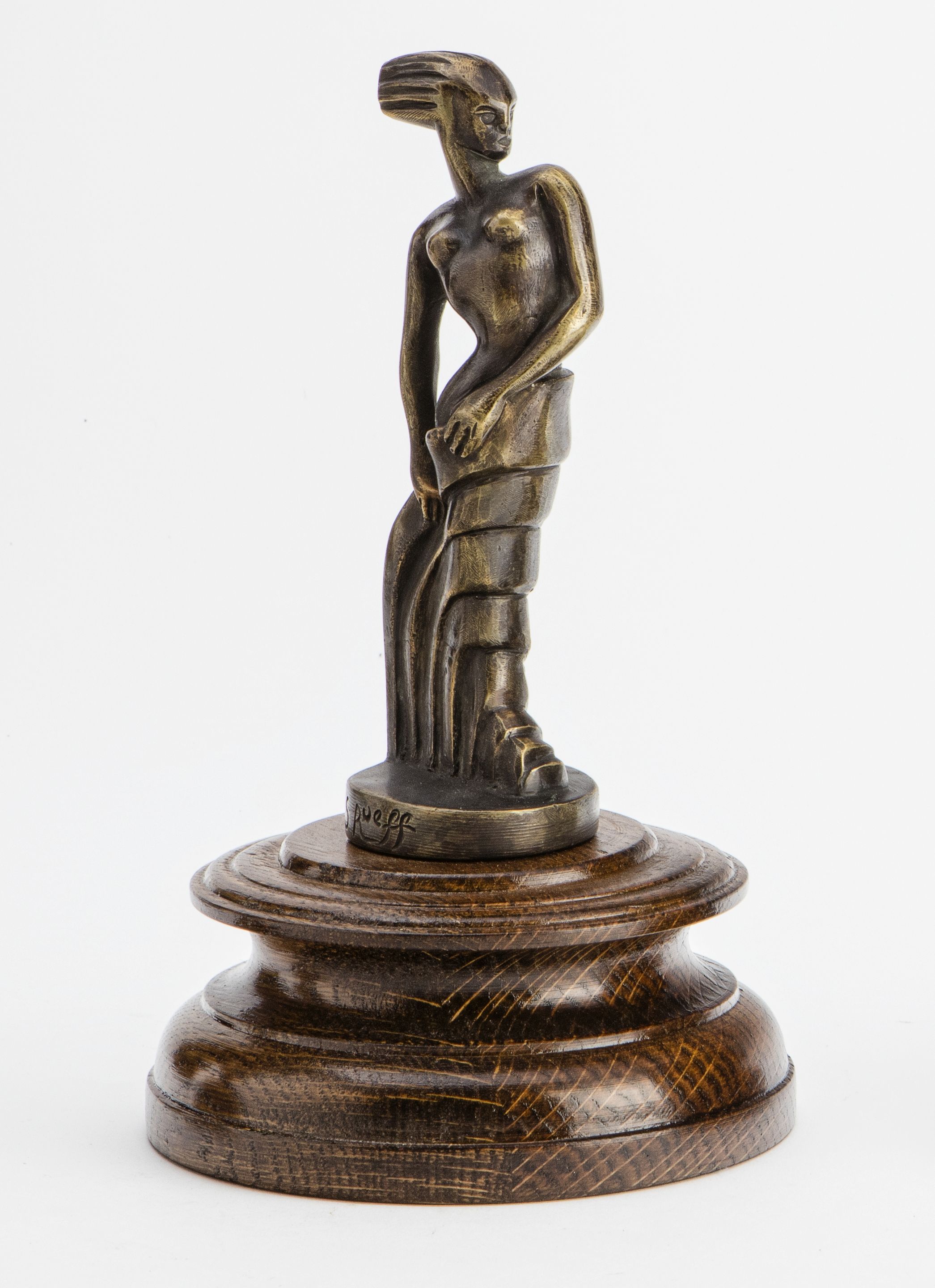 Bonhams Cars : A 'Futuristic Woman' mascot by S. Reuff, French, circa 1925,