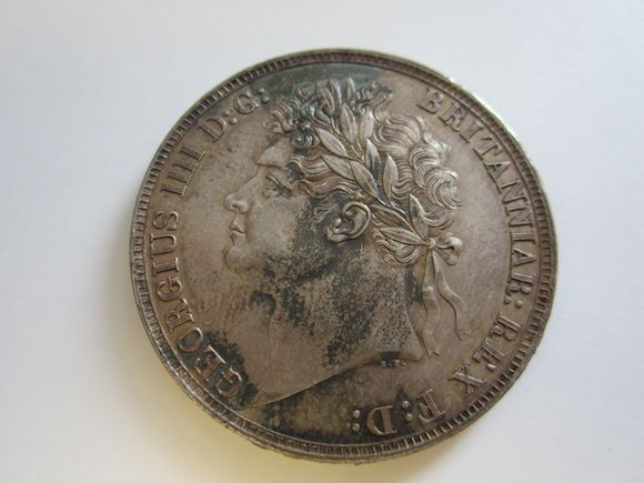 Bonhams : George IV, Crown 1822, laureate head left,