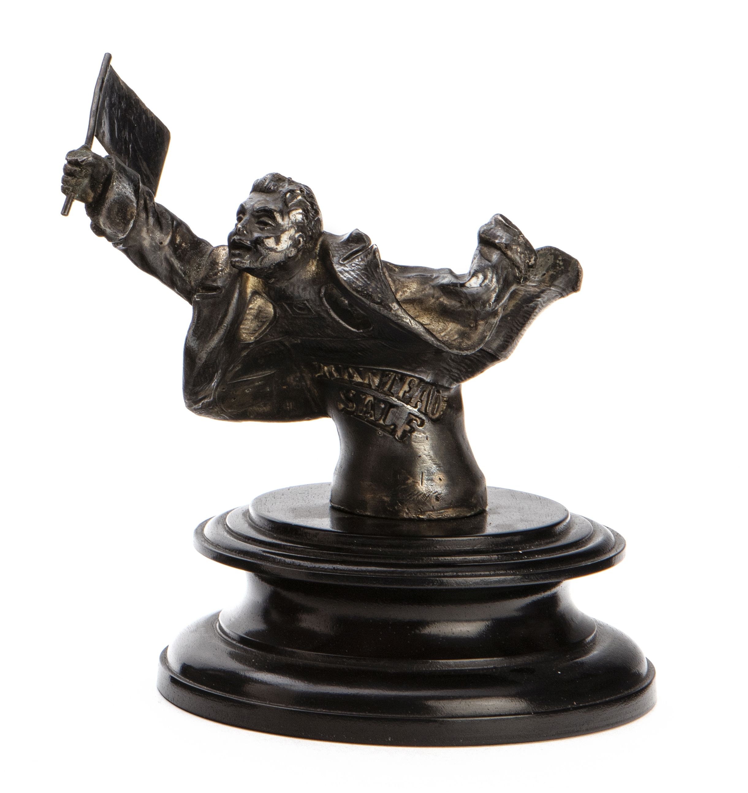 Bonhams Cars : An unusual 'Manteau Salf' mascot, French, late 1920s,