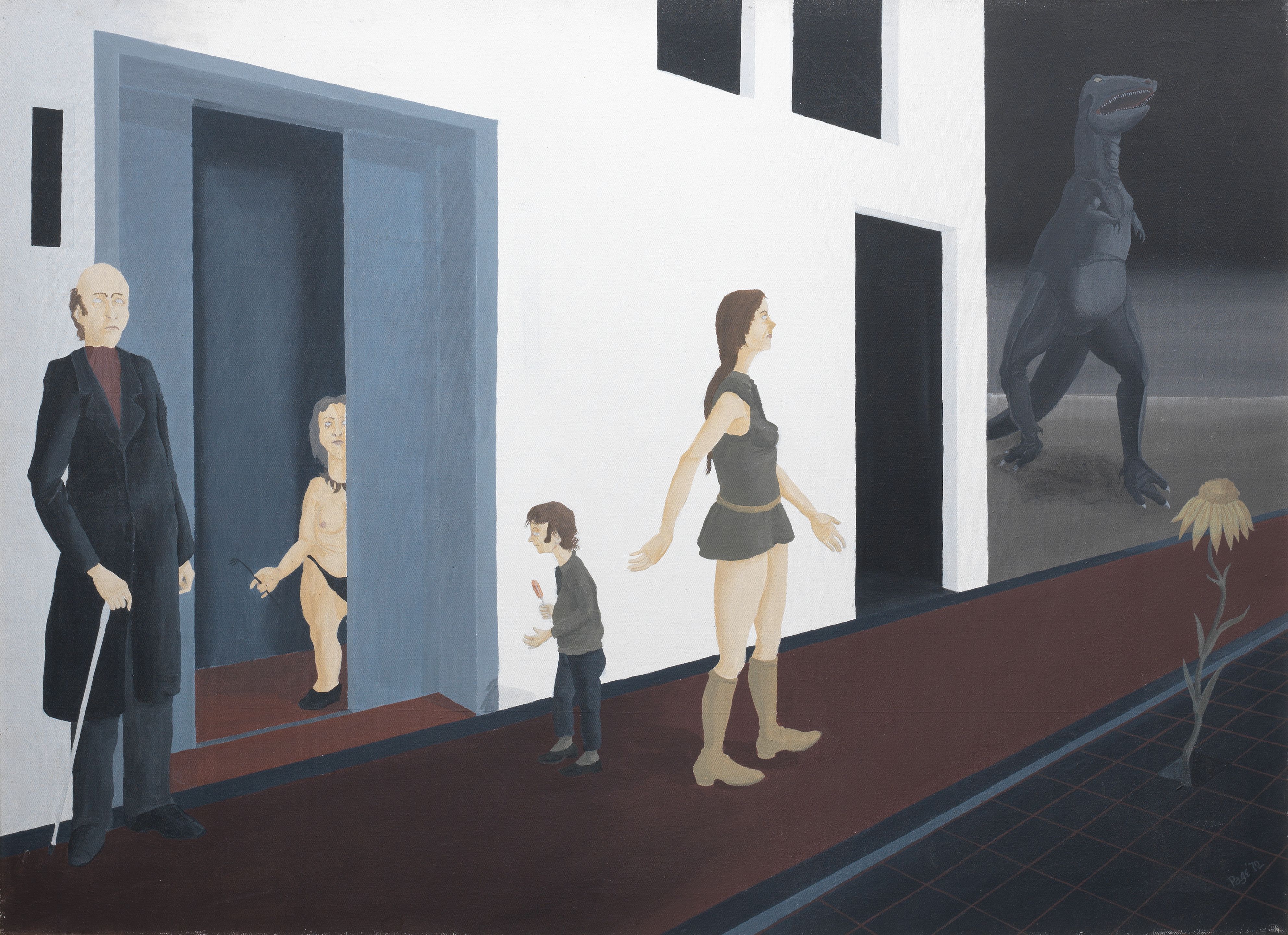 Bonhams : Frederick Hutchison Page (South African, 1908-1984) 'Trouble ...