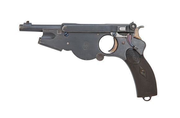 Bonhams : A Rare 5mm(Bergmann Rimmed) Bergmann No. 2/1896 Self-Loading ...
