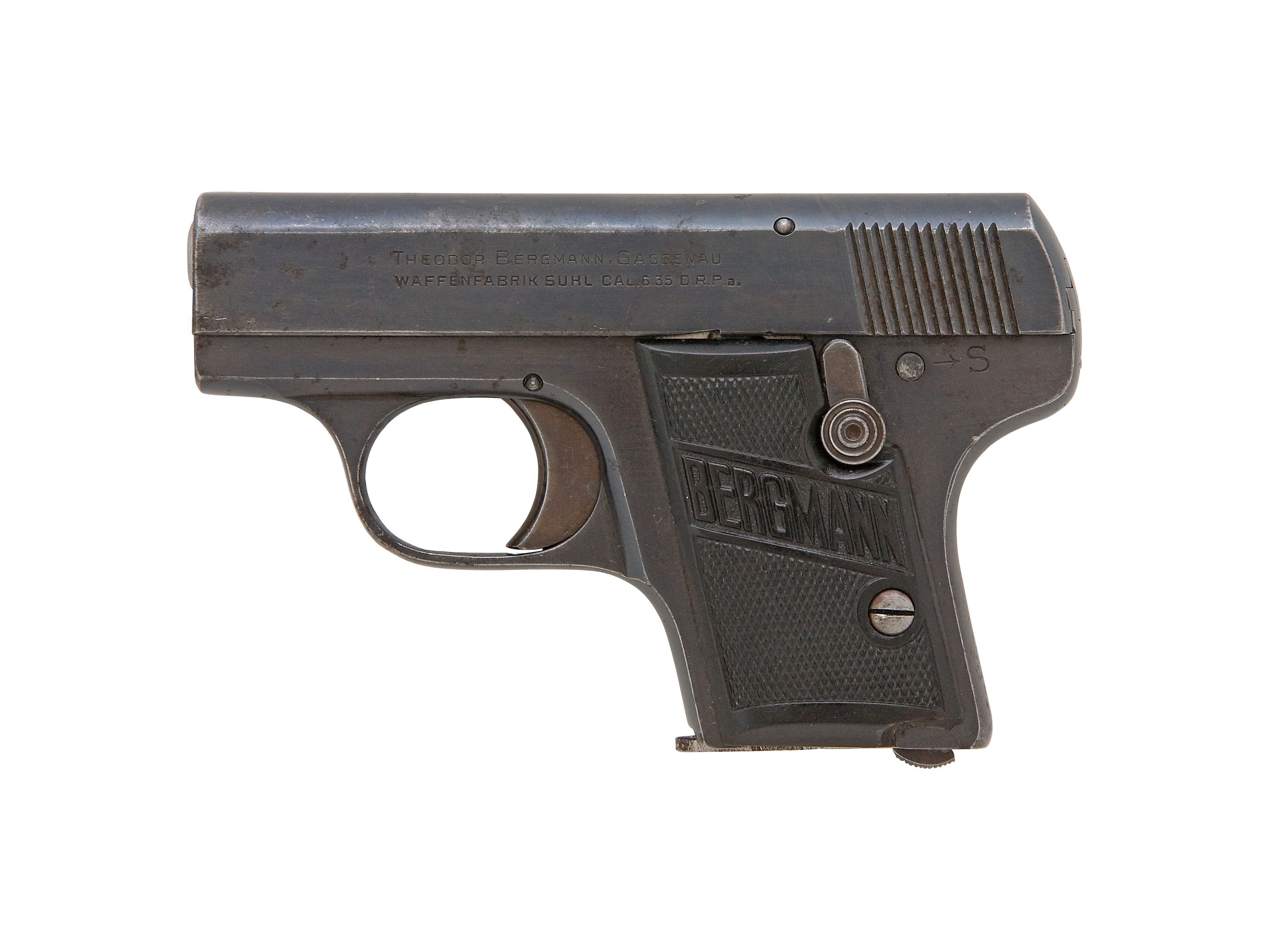 Bonhams : A 6.35mm(Rimless) Bergmann Mod. 2 Self-Loading Pistol
