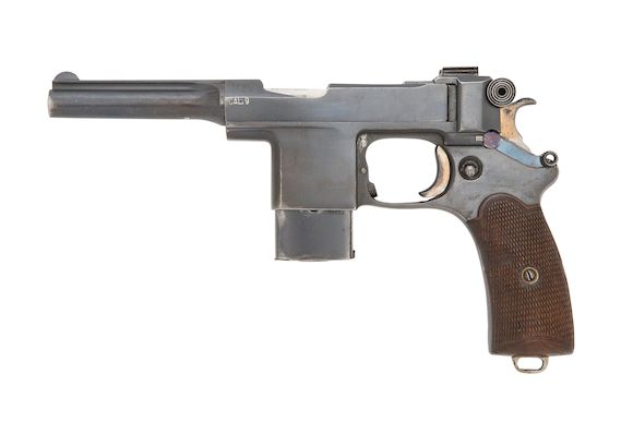 Bonhams : A Very Rare 9mm(Bergmann) Bergmann 1903 Mars Self-Loading Pistol