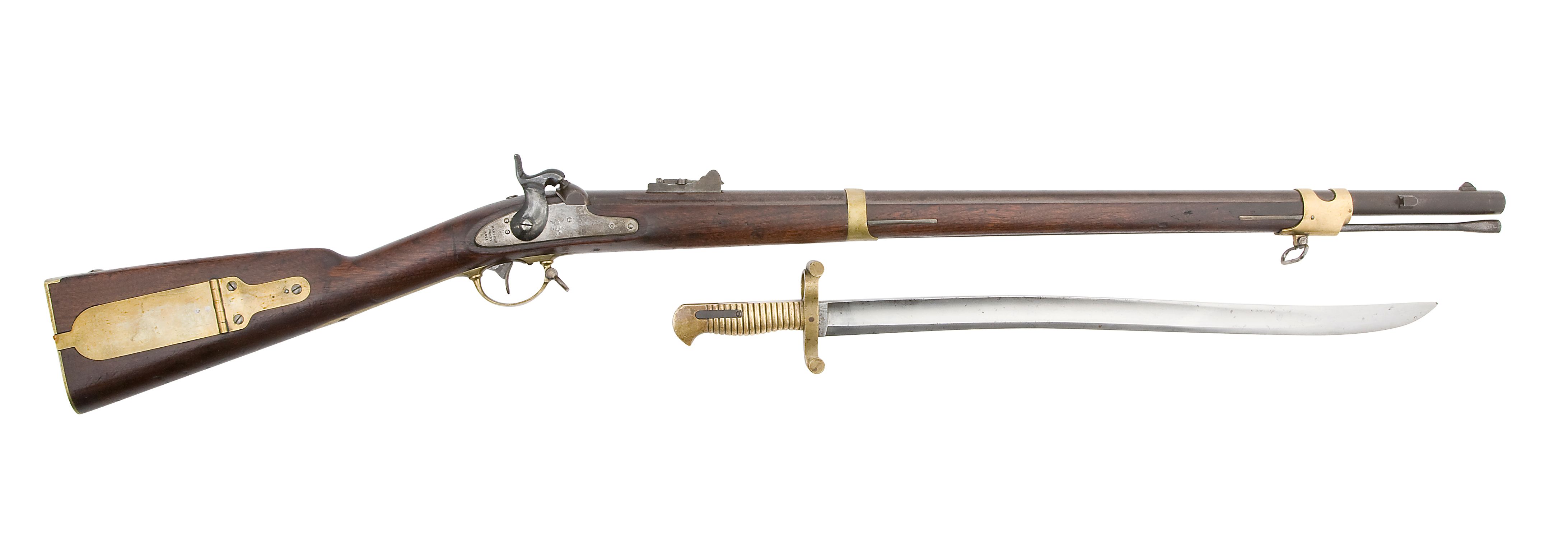 Bonhams : A .54 Percussion Harpers Ferry 1841 Model (Second Style ...