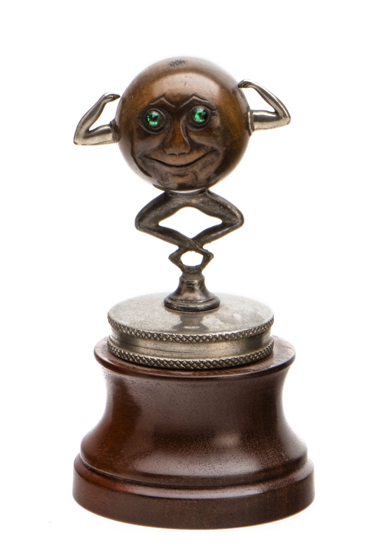 Bonhams Cars : A 'Touch-Wud' mascot, British, 1920s,