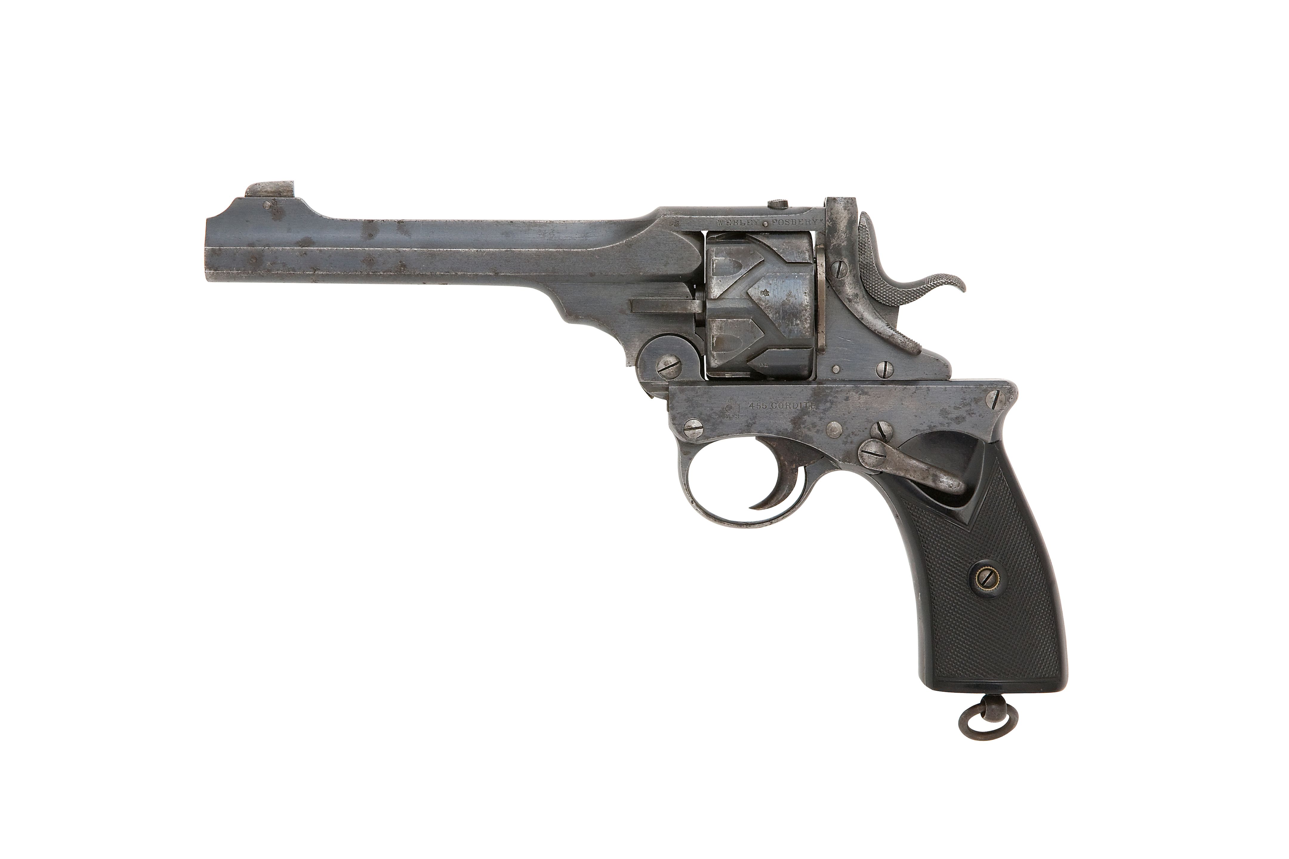 Bonhams : A Rare .455 Webley Fosbery Patent 1903 Model recoil-operated ...