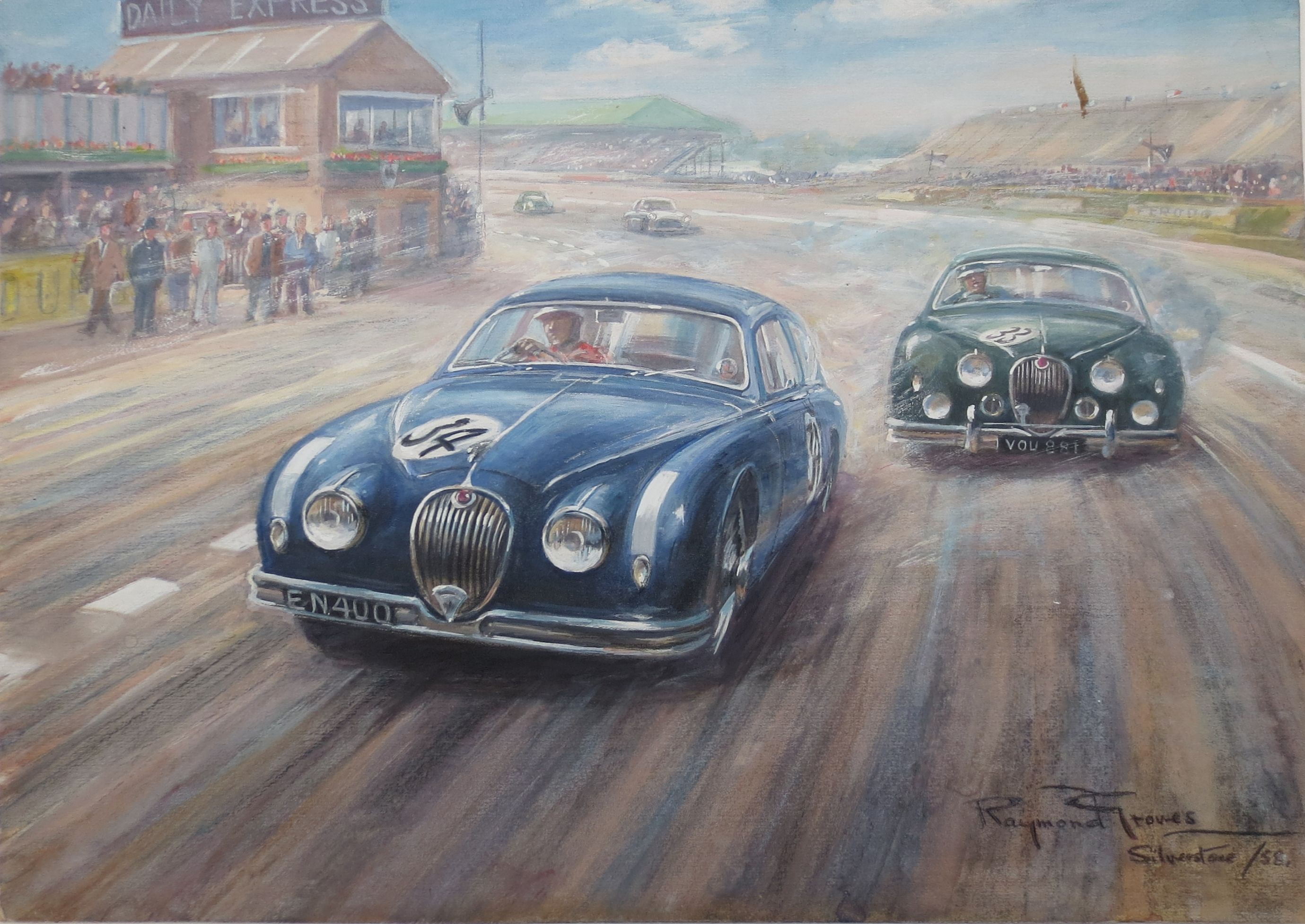 Bonhams Cars : Raymond Groves (British 1913-1958), two artworks ...