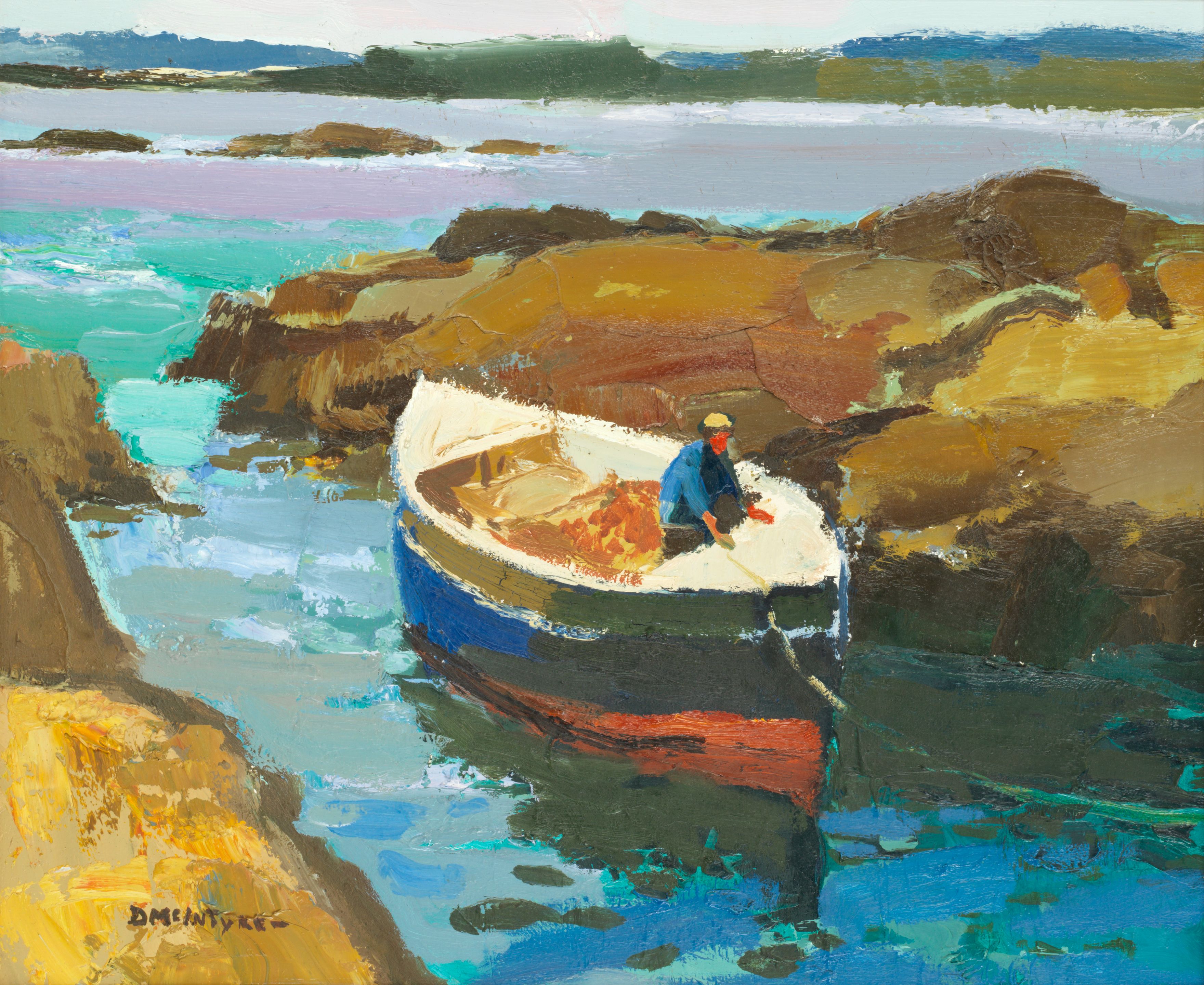 Bonhams : Donald McIntyre (British, 1923-2009) 'The Narrow Channel'