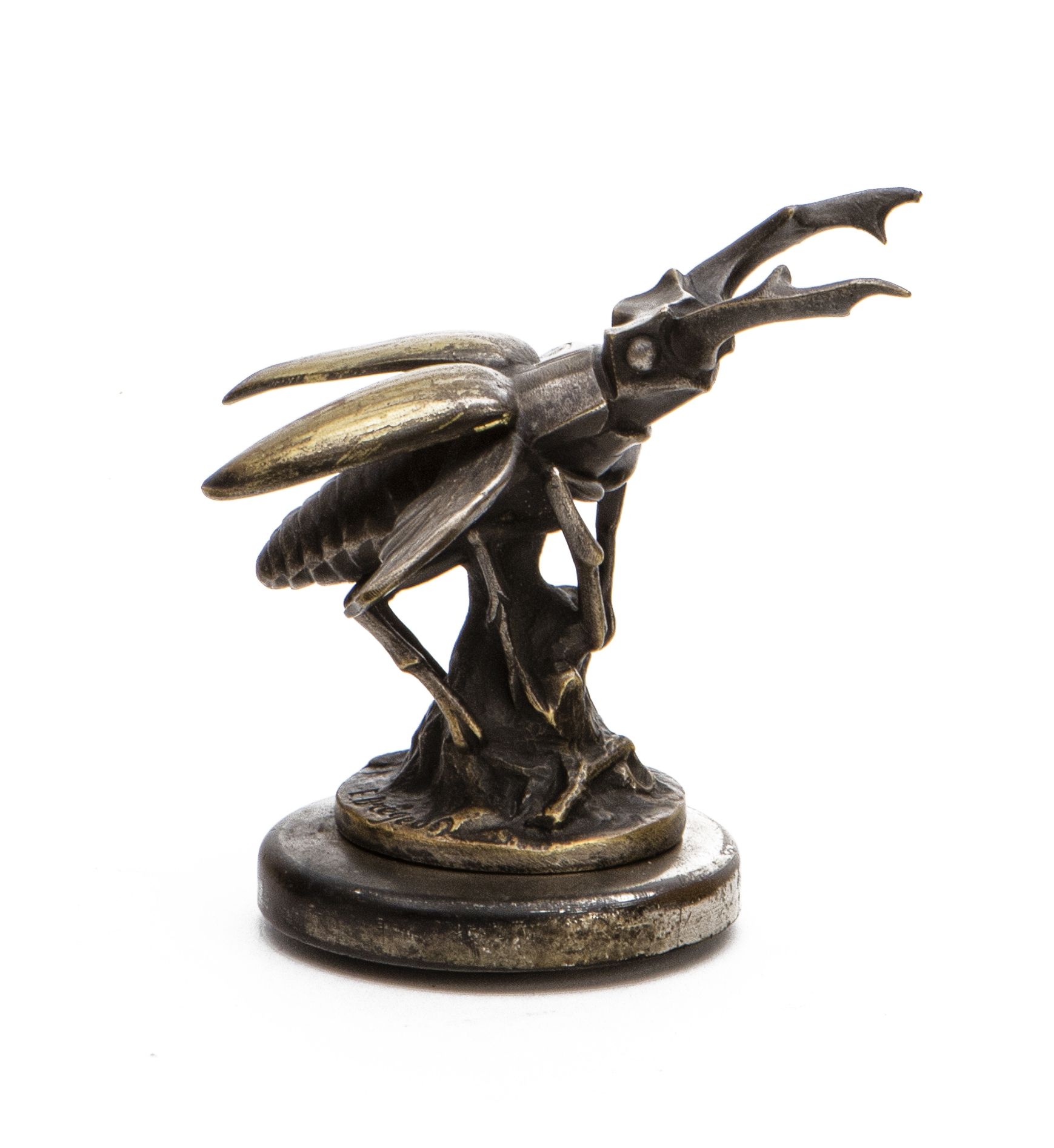 Bonhams Cars : A 'Scarab' mascot by E. Bregeon, French, late 1920s,