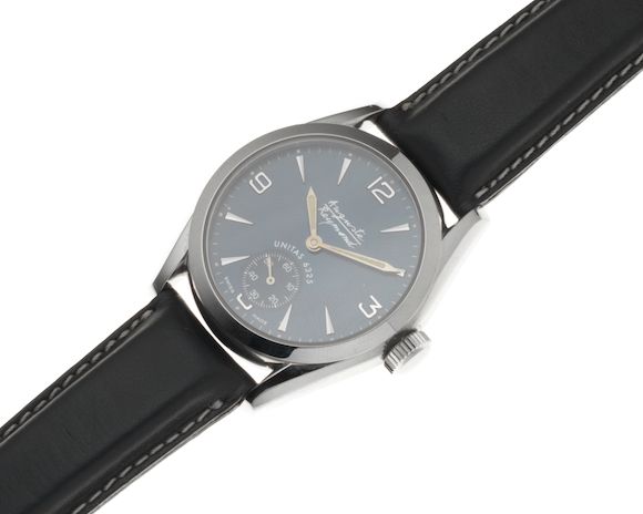 Bonhams : Auguste Raymond. A stainless steel manual wind wristwatch Ref ...