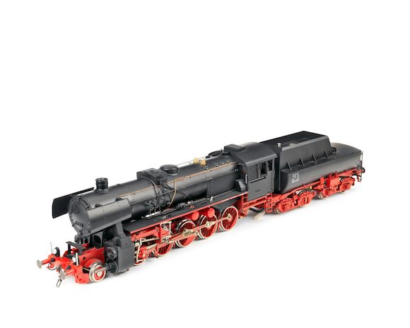 Bonhams : A GAUGE 1 LIVE STEAM 2-10-0 MODEL LOCOMOTIVE AND TENDER, made ...