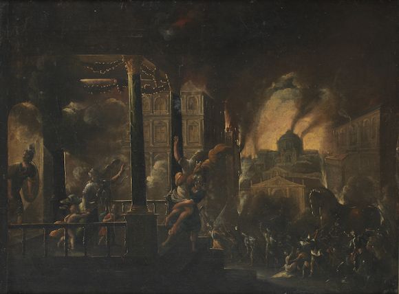 Bonhams : Circle of Didier Barra (Metz 1590-1656 Naples) The Fall of ...