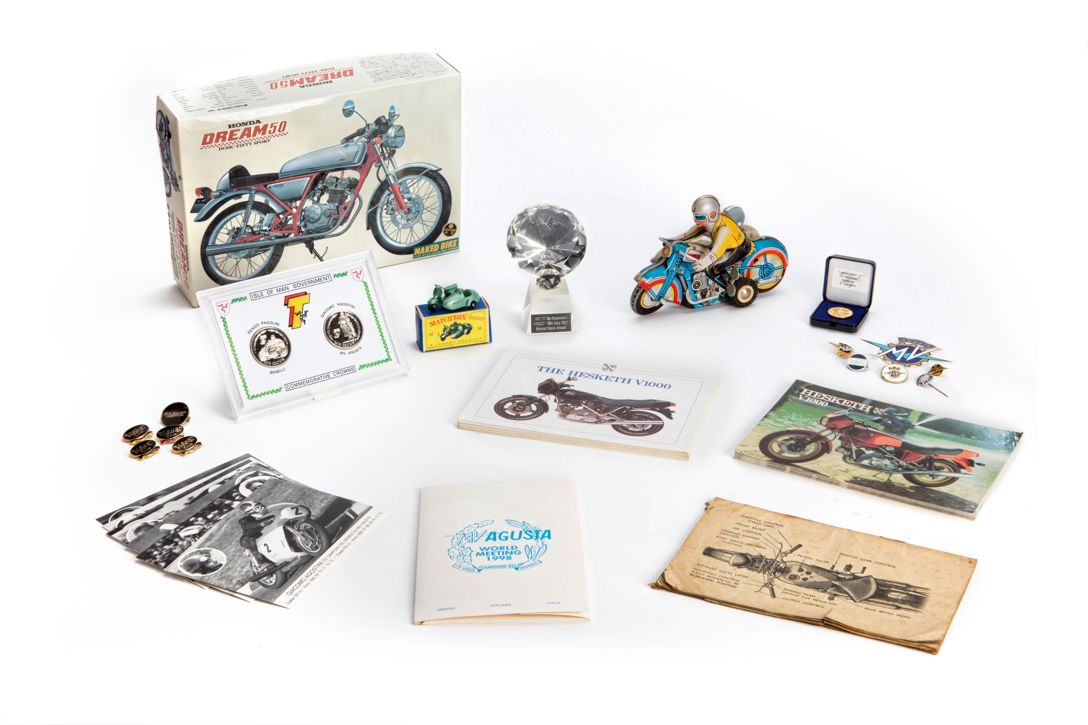 Bonhams Cars : Assorted Motorcycle items, ((Qty))