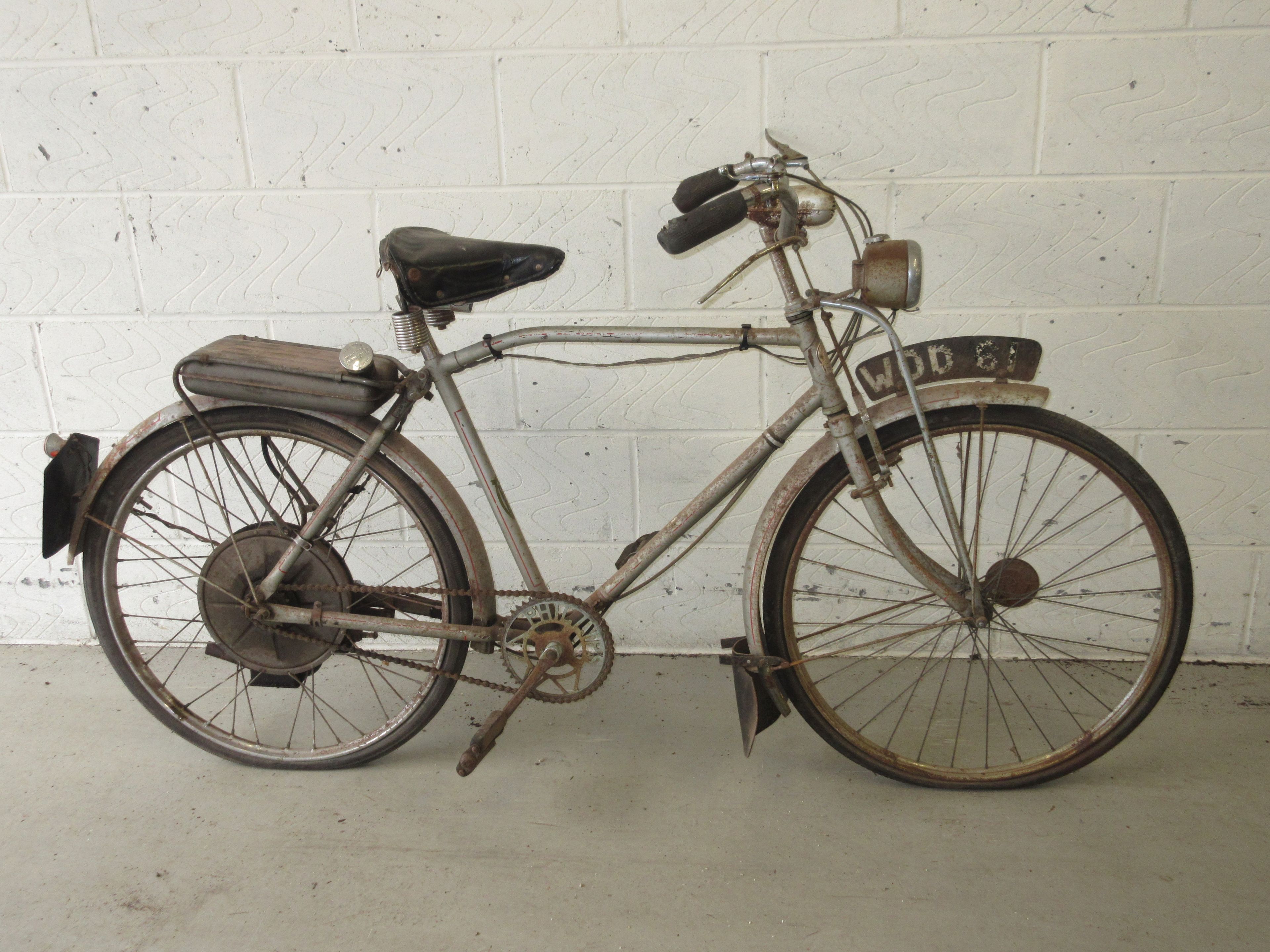Bonhams Cars : A BSA Winged Wheel in Phillips bicycle frame, 1950s,