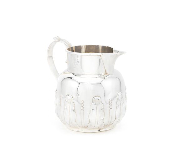 Bonhams : A Victorian silver pitcher by Henry Greaves, London 1897, and ...