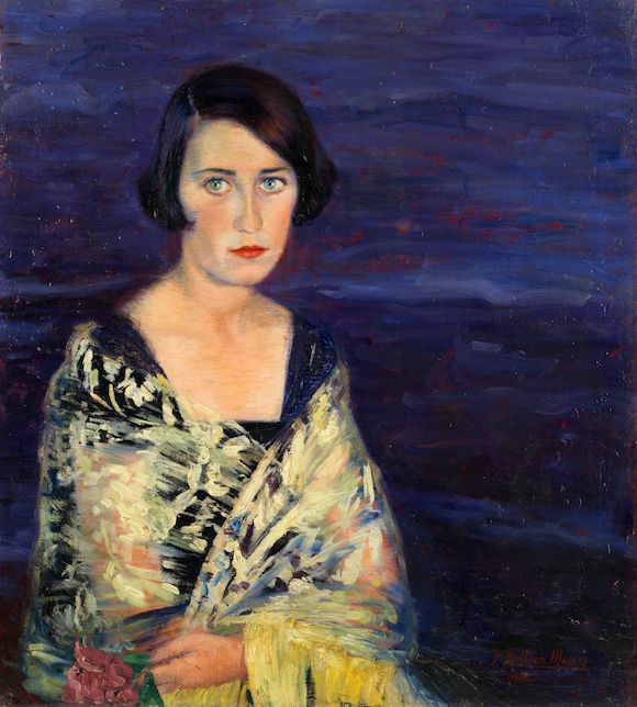 Bonhams : Federico Beltran Masses (Spanish, 1885-1949) Portrait of a lady
