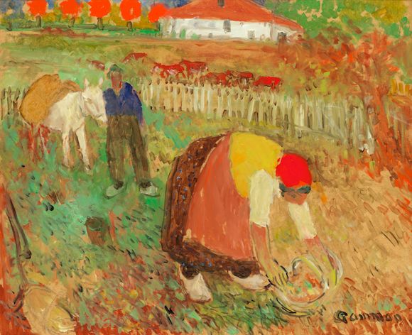 Bonhams : Reginald Gammon (British, 1894-1997) 'The last of the crop'