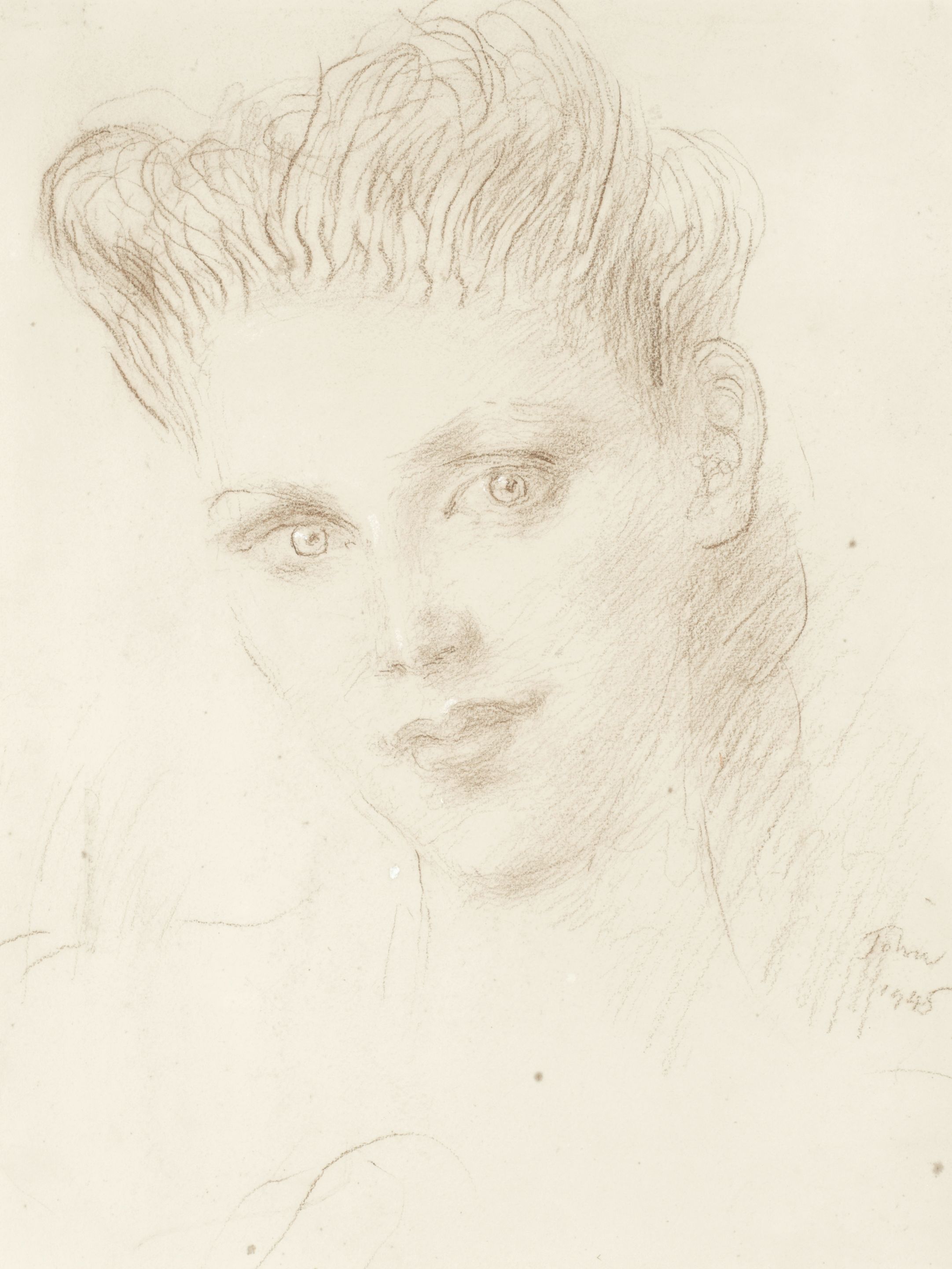 Bonhams : Augustus Edwin John O.M. (British, 1878-1961) Head of a young ...