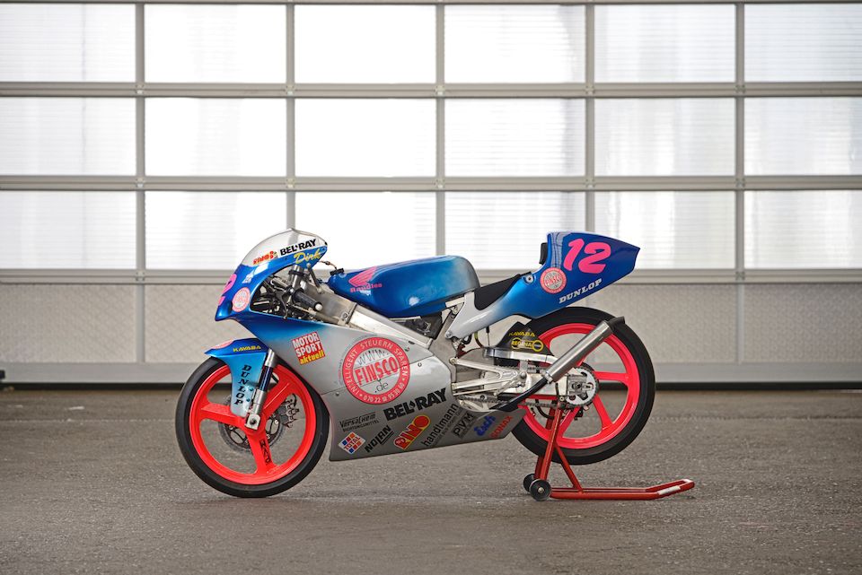 Bonhams : c.1990 Honda RS125, Dirk Raudies Frame no. None visible ...