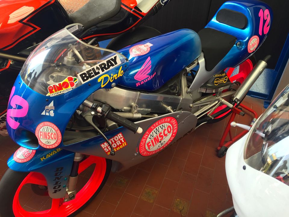 Bonhams : c.1990 Honda RS125, Dirk Raudies Frame no. None visible ...