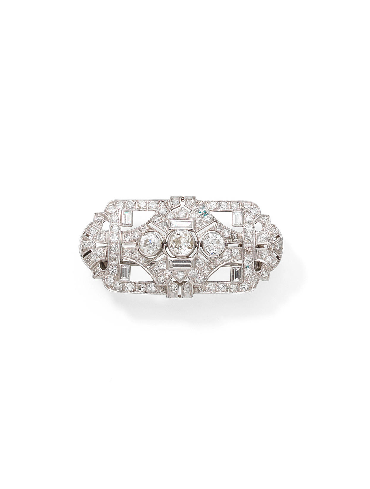 Bonhams A Diamond Brooch