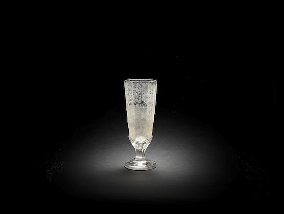 Bonhams A Bohemian Crystal Glass Beaker Vase Circa 1870 1900