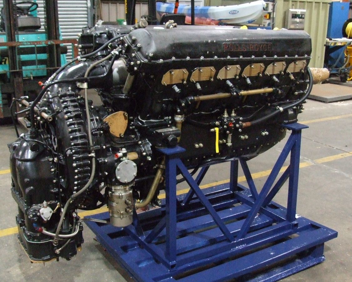 Bonhams Cars : A rolls-Royce Merlin engine (type 500) number 45-306655,