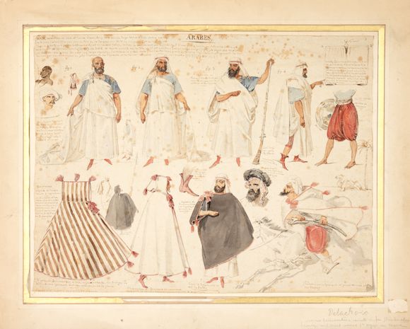 Bonhams : Studies of Arab tribesmen, probably North African French ...