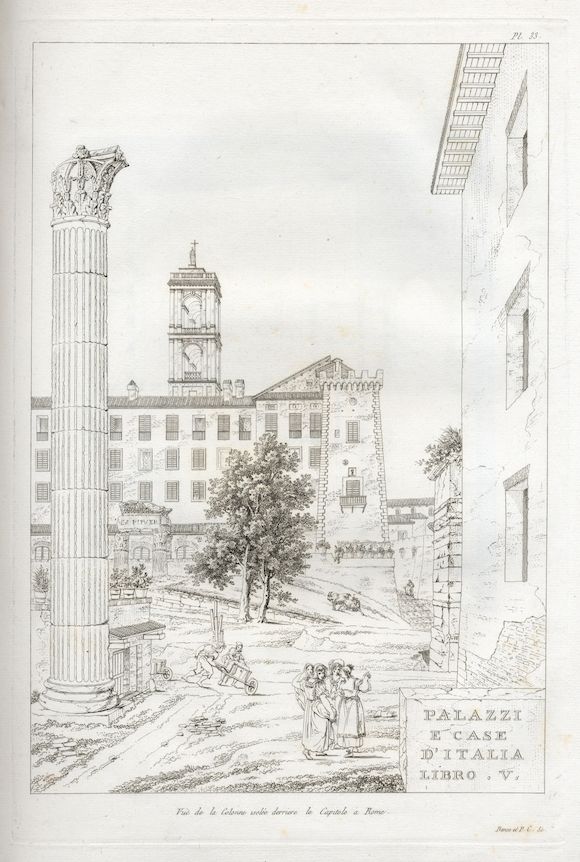 Bonhams : CLOCHAR (PIERRE) Palais, maisons et vues d'Italie, FIRST ...