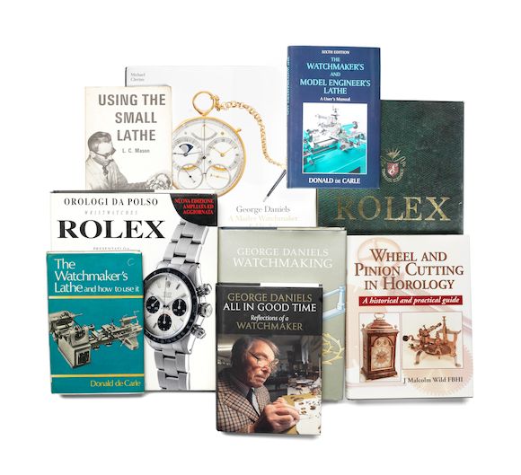 Bonhams : A quantity of assorted watchmaking books, (9)
