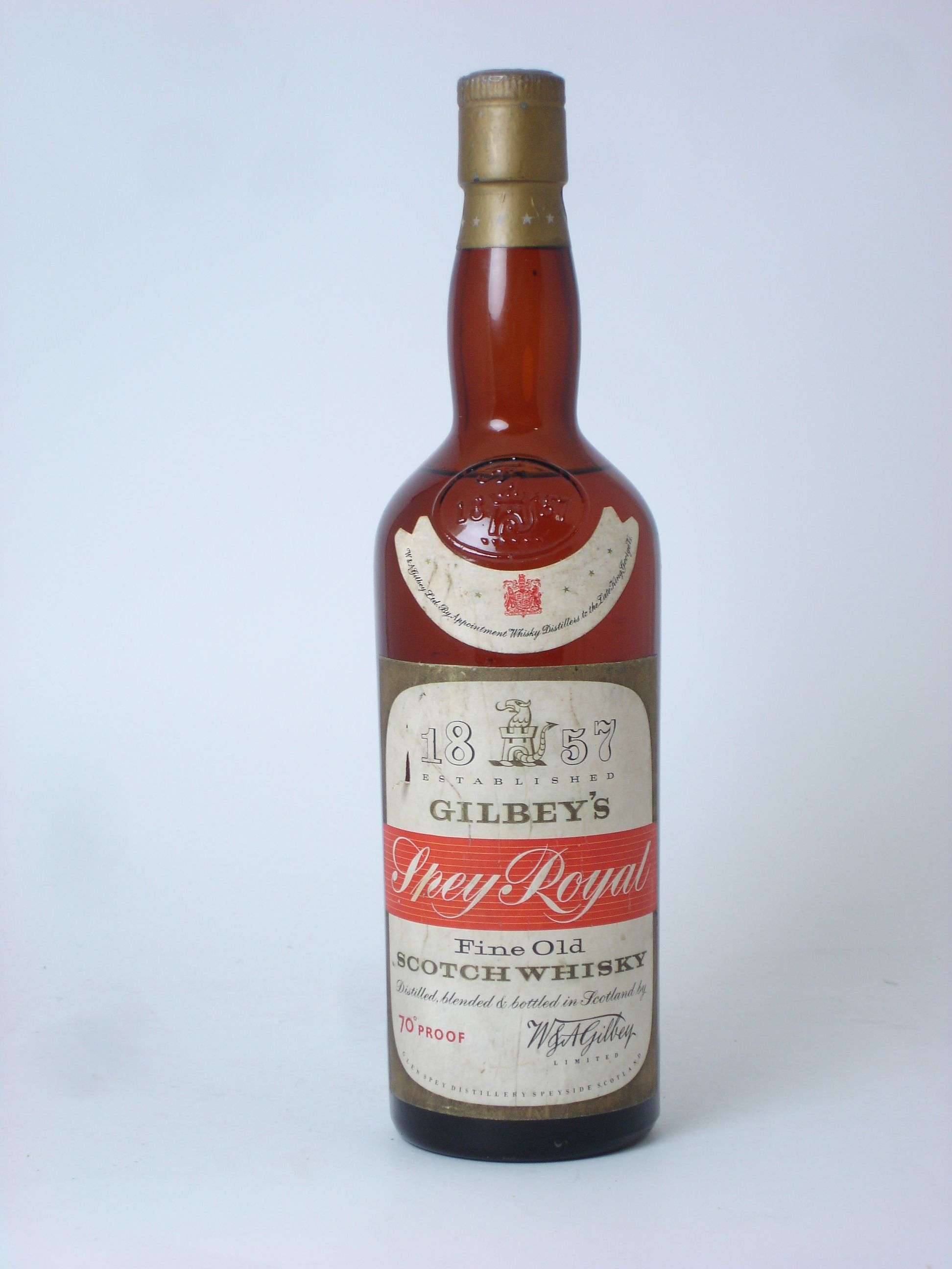 Bonhams : Gilbey's Spey Royal Fine Old Scotch Whisky