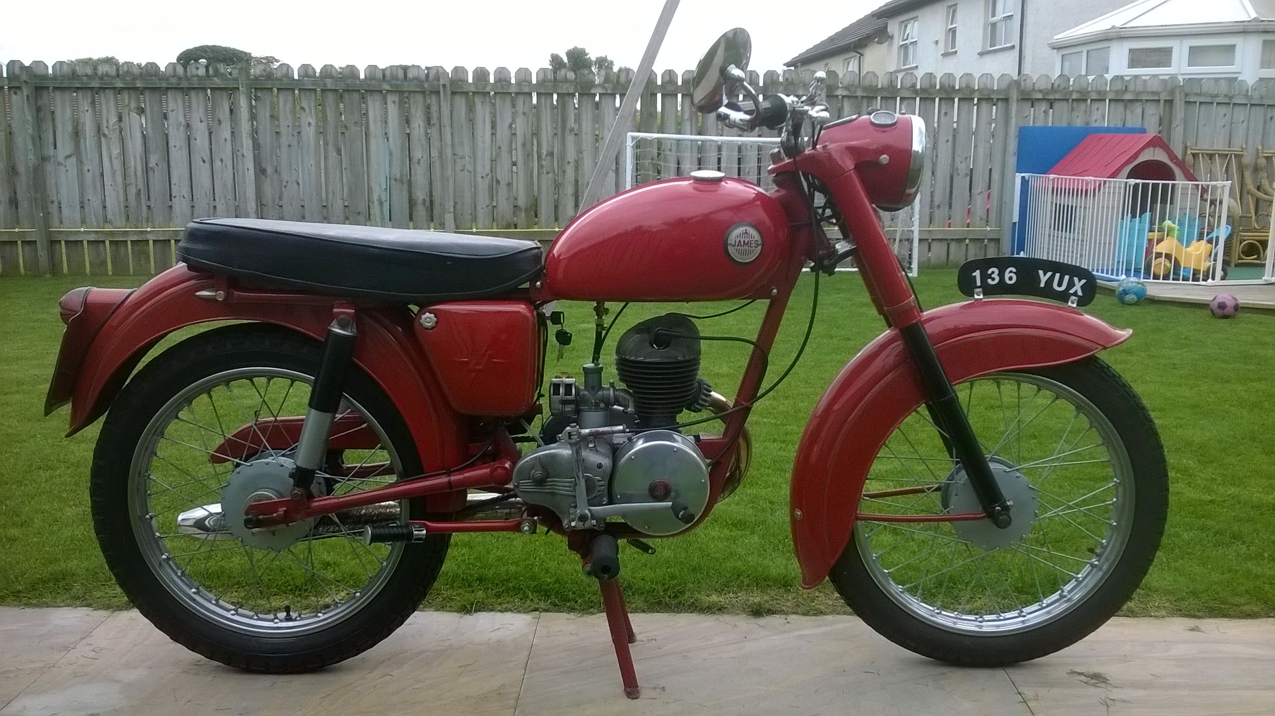 Bonhams Cars : 1957 James 197cc Captain Frame no. 57-K7-168 Engine no ...