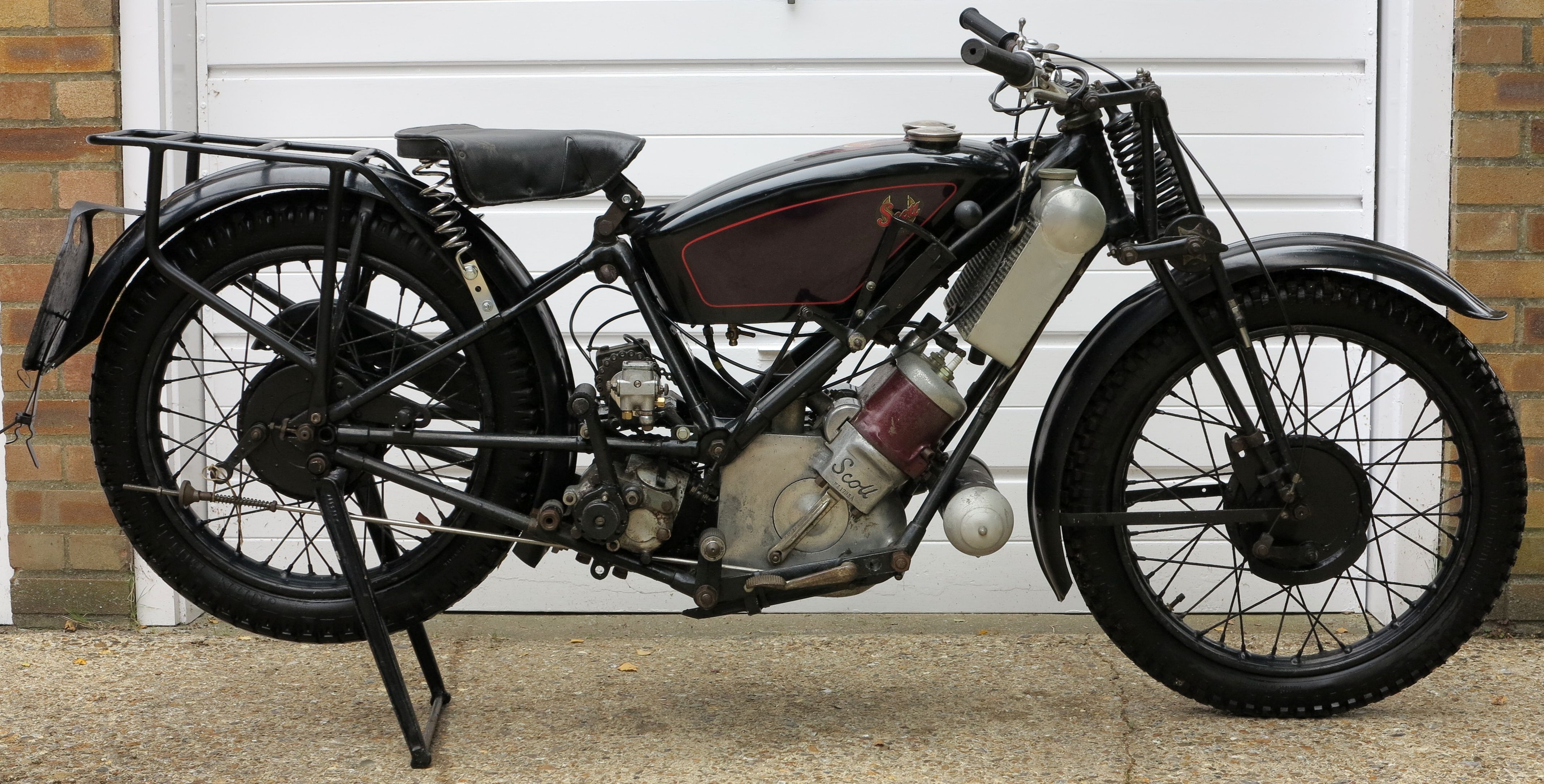 Bonhams Cars : 1929 Scott 498cc Flying Squirrel Frame no. 2491M Engine ...