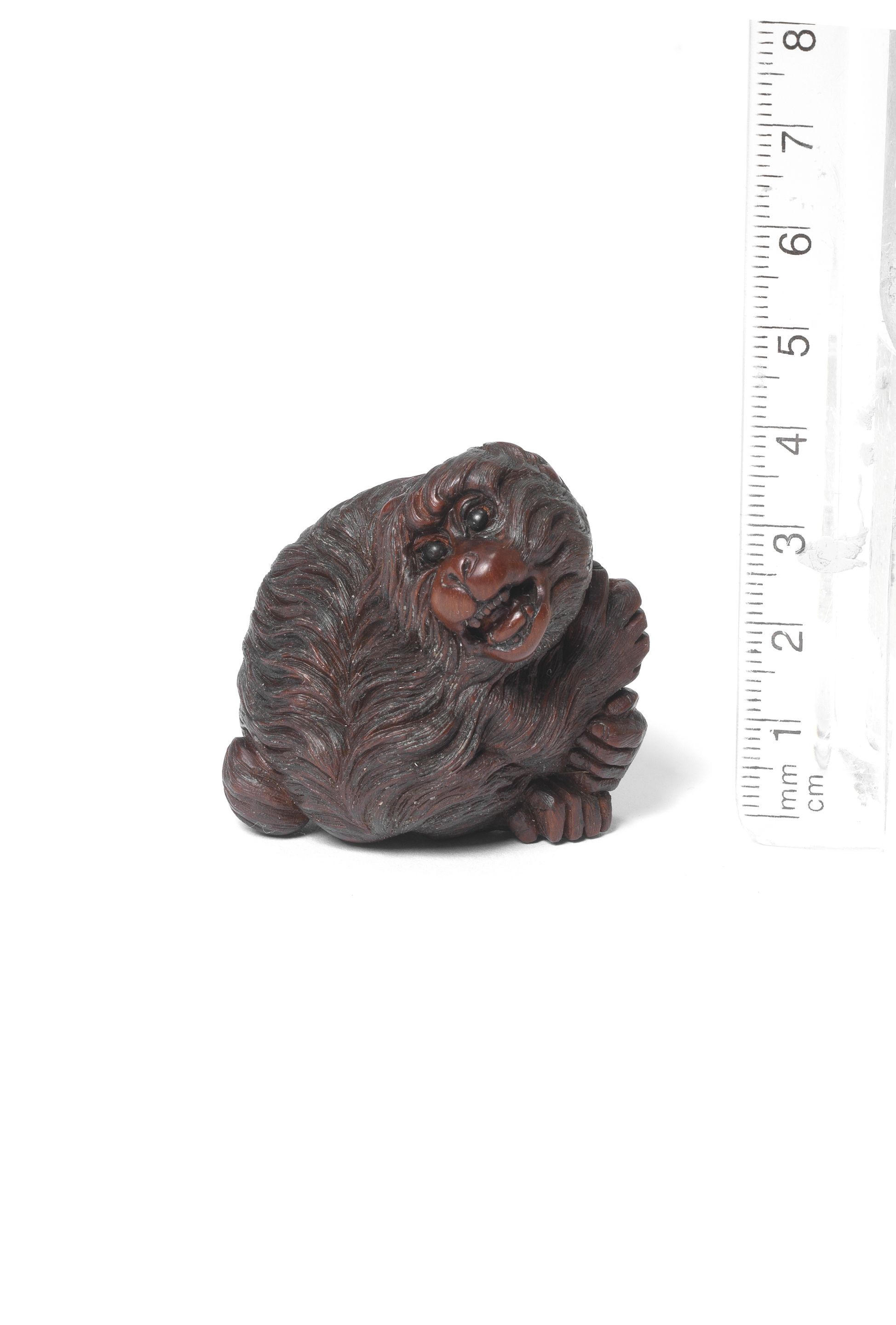 Bonhams : A wood netsuke of a macaque By Bishu (born 1943), Tokyo ...