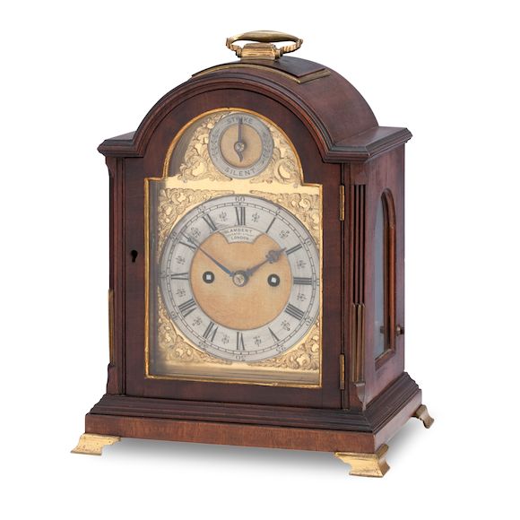 Bonhams : A small Victorian mahogany cased bracket clock Lambert ...