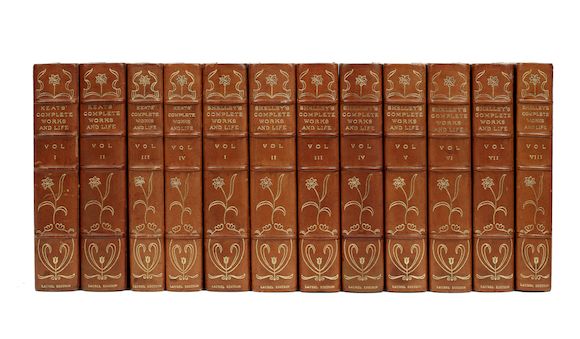 Bonhams : BINDINGS SHELLEY (PERCY BYSSHE) AND JOHN KEATS. The Complete ...