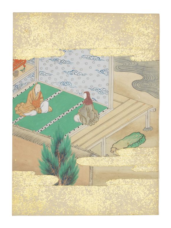 Bonhams : Artist Unknown, Nara-Ehon style Section from a Set of ...