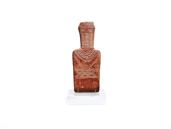 Bonhams : A Cypriot terracotta plank figure